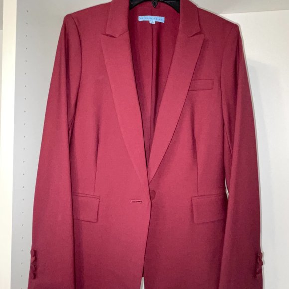 ANTONIO MELANI | Jackets & Coats | Antonio Melani Wine Blazer | Poshmark